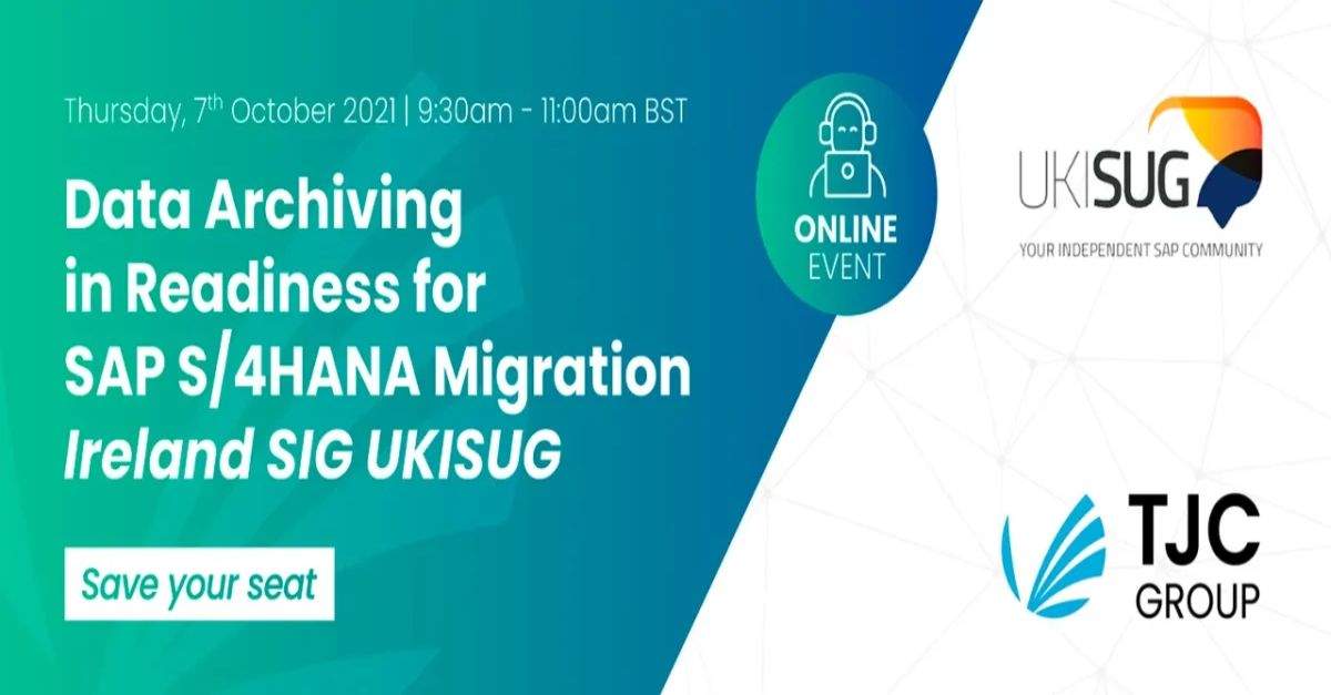 Réunion du groupe d'intérêt spécial (SIG) SAP Irlande - TJC Group