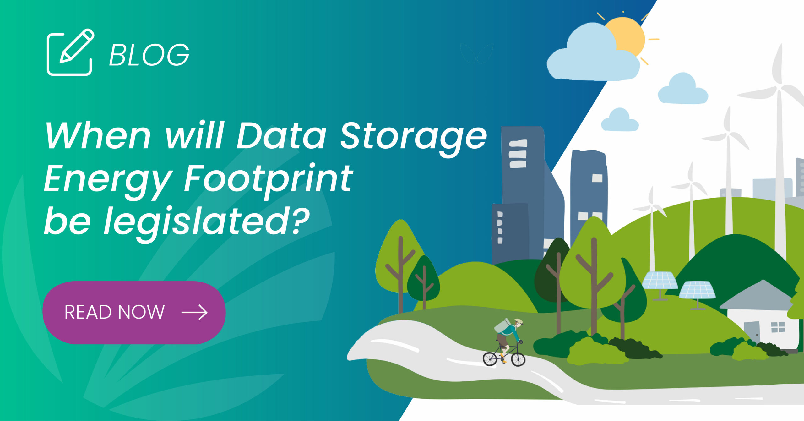 When will Data Storage energy footprint be legislated?