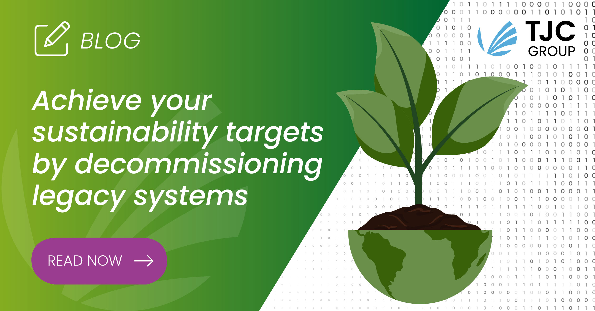 Achieve your sustainability targets by decommissioning legacy systems!