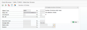 Destructing data with different retention periods in SAP ILM