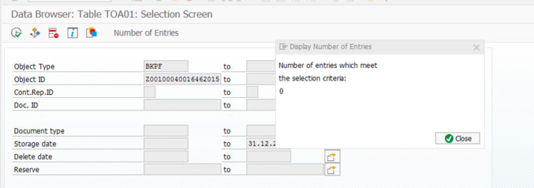 Destructing data with different retention periods in SAP ILM